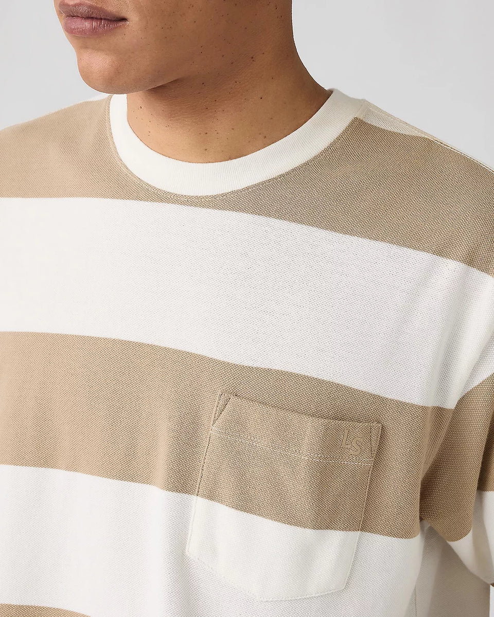 LEVI'S® 001MN-0003 Half-Sleeve Pique Tee - Rigby Stripe Chino – E-Male Store