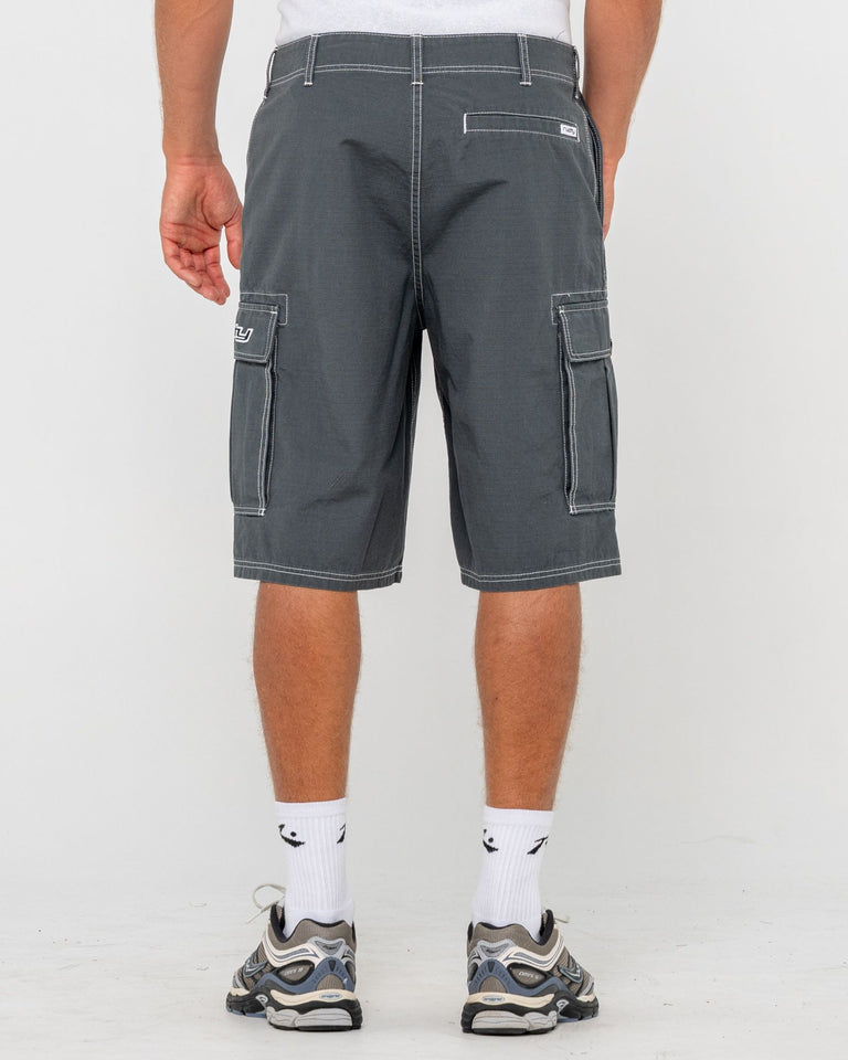 RUSTY COMMANDO RIPPA CARGO SHORT - Dark Sapphire – E-Male Store