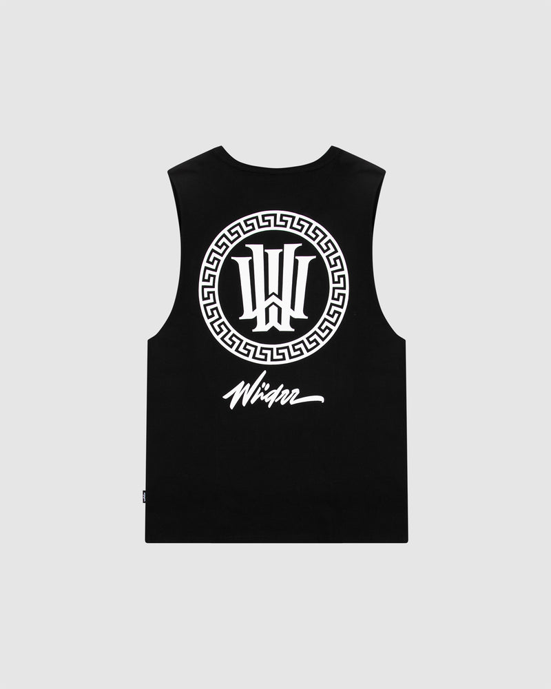 WNDRR APOLLO MUSCLE TOP - BLACK – E-Male Store