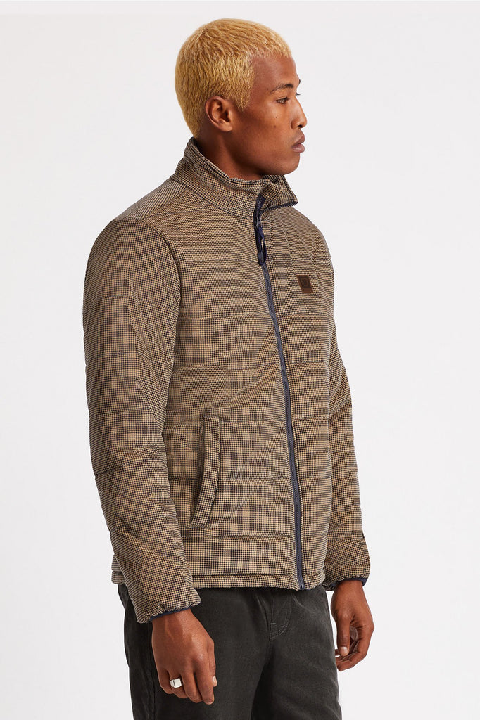 BRIXTON Cass Puffer Jacket - Navy/Khaki – E-Male Store