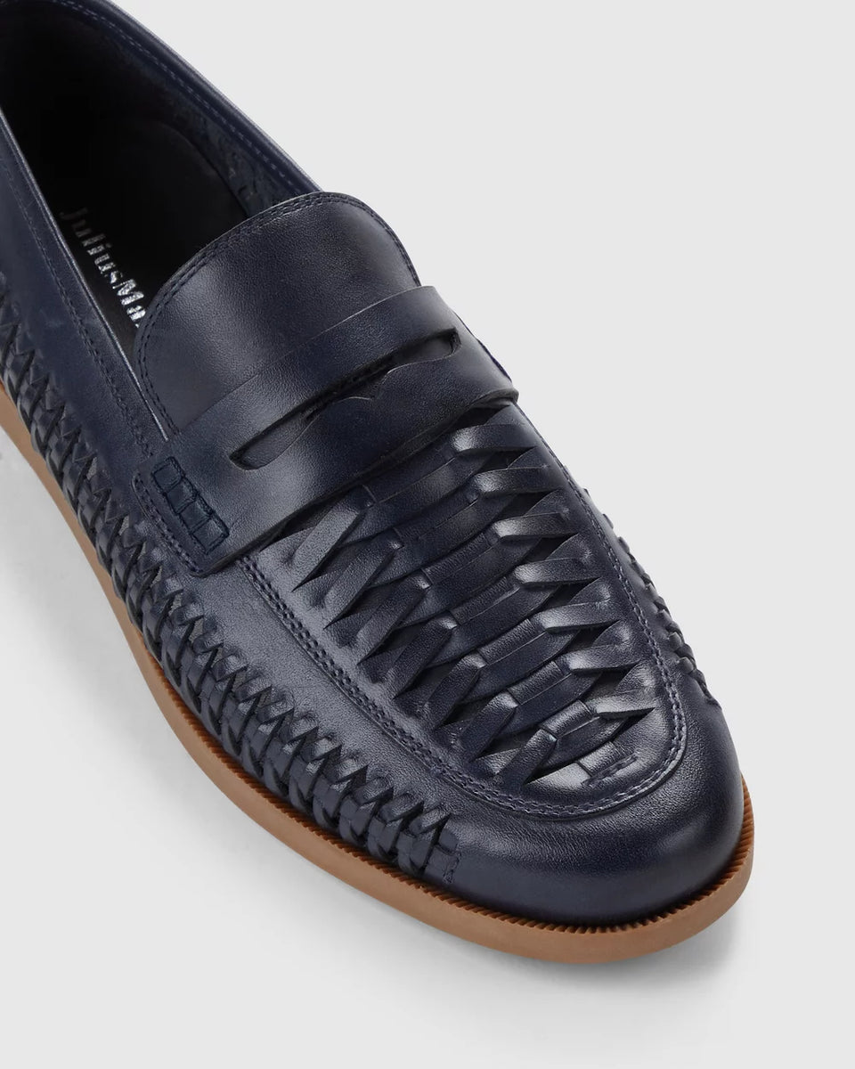 Julius Marlow WEAVER Loafer - Navy – E-Male Store